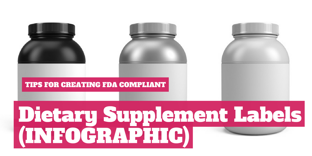 Tips For Creating FDA Compliant Dietary Supplement Label Infographic 